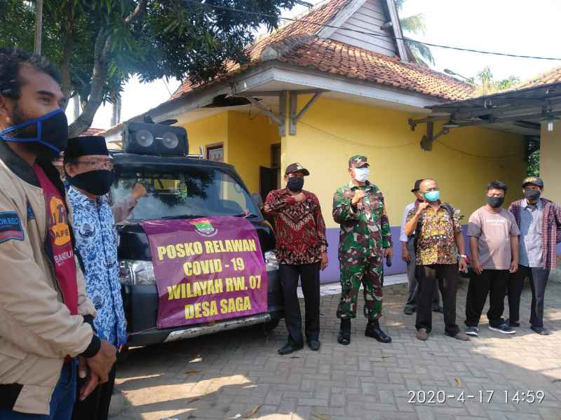 Sosialisasi PSBB di Desa Saga Balaraja Kabupaten Tangerang mulai ...