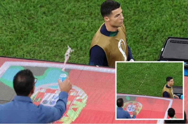 Cristiano Ronaldo Disirami Air Oleh Fans Saat Laga Portugal vs Maroko