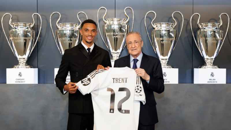 Real Madrid Secara Resmi Memperkenalkan Trent Alexander-Arnold, Nama ...